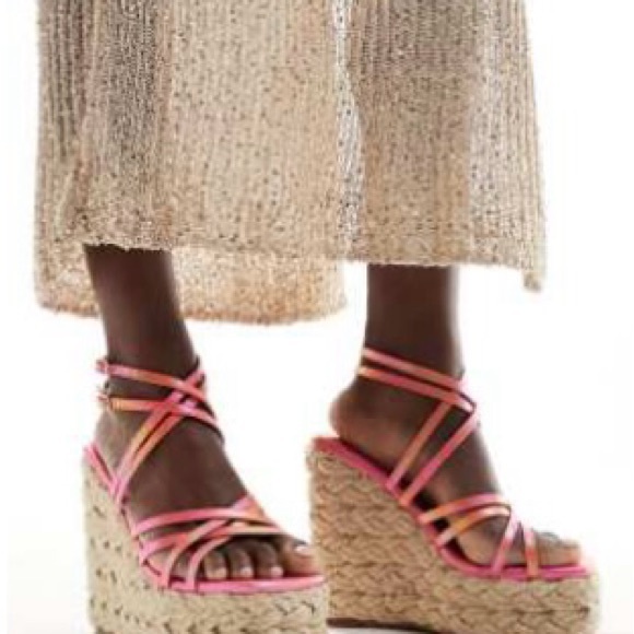 Simmi London | Shoes | Simmi London Akela Strappy Espadrilles Orange ...